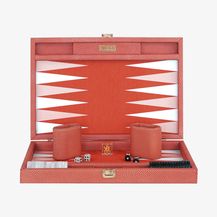 Medium Backgammon Sets 15" by VIDO - Vegan Leather - 29 mm Checkers ...